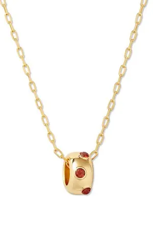 BROOK & YORK Kate Birthstone Pendant Necklace - Gold - January