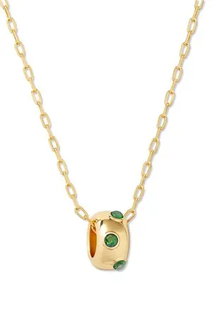 BROOK & YORK Kate Birthstone Pendant Necklace - Gold - May