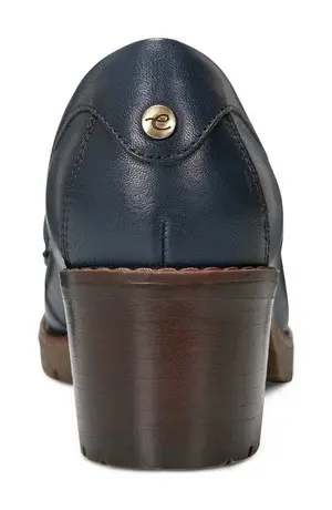 Easy Spirit Charli Leather Loafer - Dark Blue