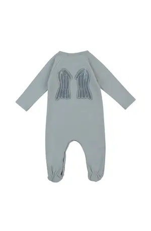 NOGGIWEAR Wings Footie - Pale Blue