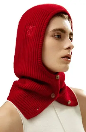Lilysilk Cashmere Balaclava - Red