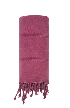 SUNKISSED Sand Free Beach Towelstonewashed Marrakesh Wine