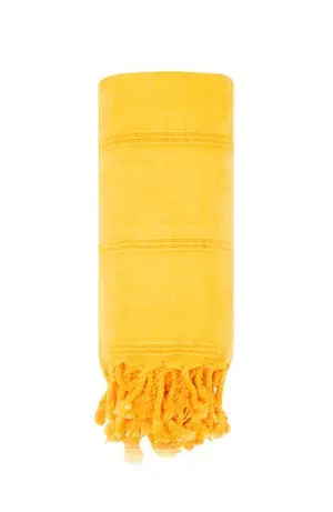 SUNKISSED Sand Free Beach Towelstonewashed Tuscany Yellow