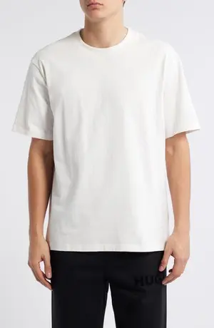 Hugo Boss Dapolino Cotton T-shirt - Natural