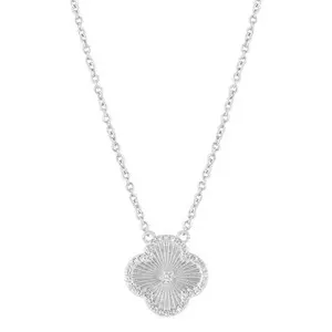 ELECTRIC PICKS Electric Picks Icon Clover Necklace Silver