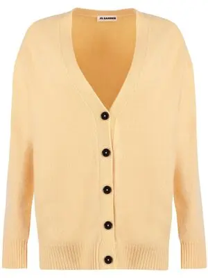 JIL SANDER Merino Wool Cardigan