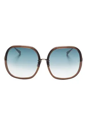 Linda Farrow Celia Sunglasses - Brown