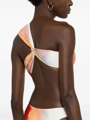 LENNY NIEMEYER Floral One-shoulder Bikini Top