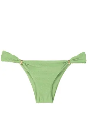 LENNY NIEMEYER Textured Bikini Bottom - Green