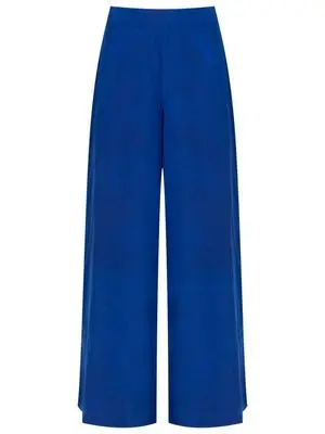 LENNY NIEMEYER Clean Silk Trousers - Blue