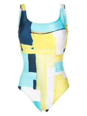 LENNY NIEMEYER Abstract-pattern Print Swimsuit - Multicolour