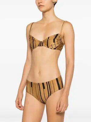 LENNY NIEMEYER Striped Bikini Top