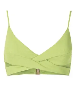 LENNY NIEMEYER Crossover Bikini Top - Green