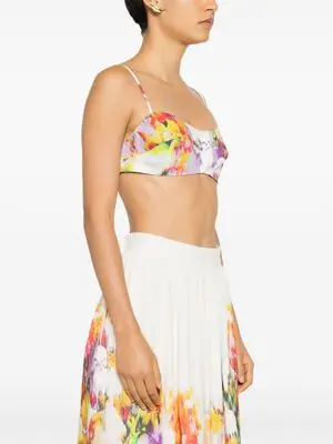 LENNY NIEMEYER Abstract-print Cropped Top