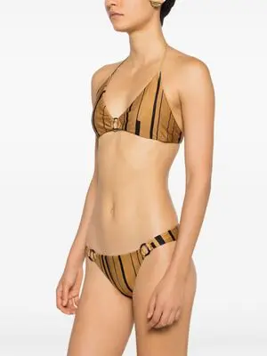 LENNY NIEMEYER Striped Triangle Bikini Top