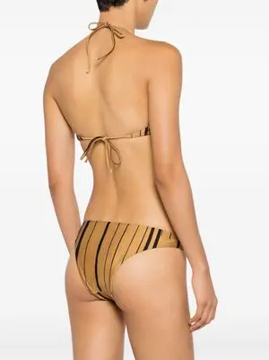LENNY NIEMEYER Striped Triangle Bikini Top