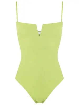 LENNY NIEMEYER Square-neck One-piece Swimsuit - Green