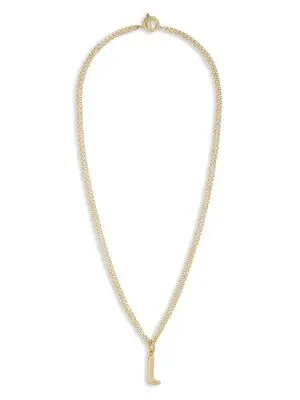 ROXANNE ASSOULIN The Puffy Initial Necklace - Gold