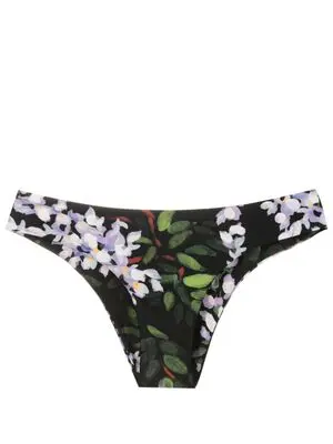 LENNY NIEMEYER Floral-print Bikini Set - Black