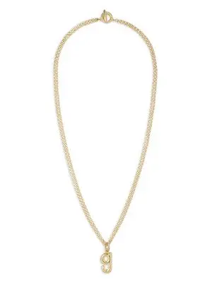 ROXANNE ASSOULIN The Puffy Initial Necklace - Gold