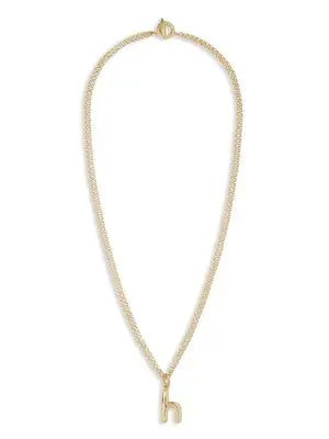 ROXANNE ASSOULIN The Puffy Initial Necklace - Gold