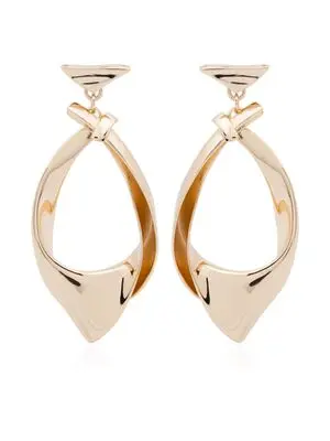Eddie Borgo Kerchief Drop Earrings - Gold