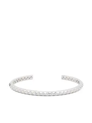 Eddie Borgo Small Pyramid Cuff - Silver
