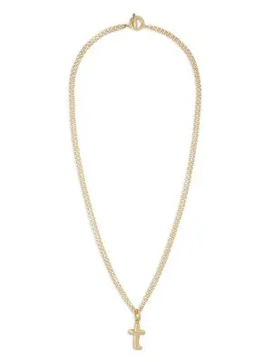 ROXANNE ASSOULIN The Puffy Initial Necklace - Gold