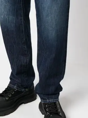 DEPARTMENT 5 Straight-leg Stonewashed Jeans