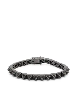 Eddie Borgo Pavé Pyramid Bracelet - Black