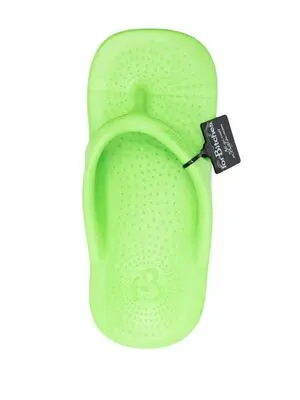 FORBITCHES Embossed Toe-strap Slides