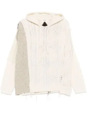 ATOMO FACTORY Panelled Knit Sweater