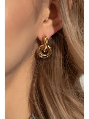 Lié Studio The Esther Hoop Earrings - Gold