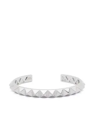 Eddie Borgo Large Pyramid Cuff - Silver