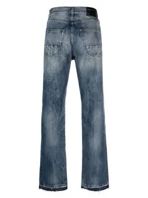 DEPARTMENT 5 Stonewashed Straight-leg Trousers