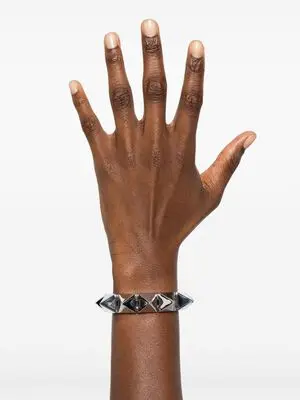 Eddie Borgo Large Pyramid Bracelet - Silver
