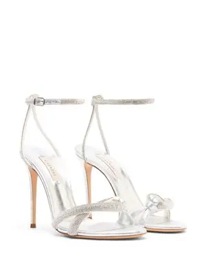 Casadei 100mm Taylor Julia Sandals - Silver