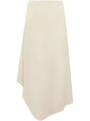CALCATERRA Wave Midi Skirt - Neutrals