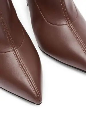 Casadei 100mm Blade Boots - Brown