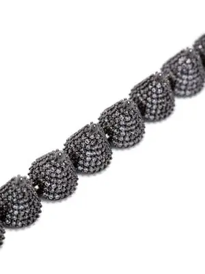 Eddie Borgo Cone Pavé Bracelet - Silver