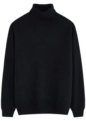 Sunspel Roll-neck Wool Jumper