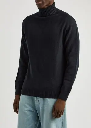 Sunspel Roll-neck Wool Jumper