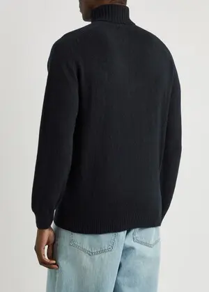 Sunspel Roll-neck Wool Jumper