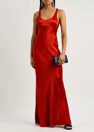 Bec & Bridge Maxina Satin Maxi Dress