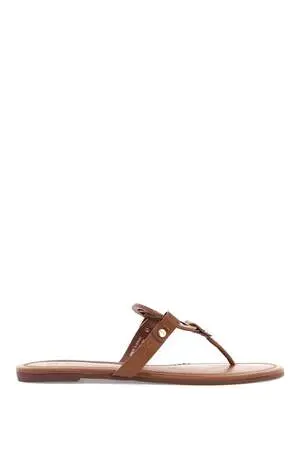 Tory Burch Tory Burch Miller Flip Flop Slides Brown