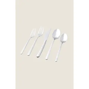 ITALIC Emilia Mirror Flatware Set - Metallic Silver