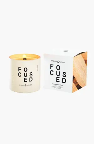 SPOKEN FLAMES Focused Candle