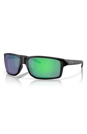 Oakley Gibston Xl 62mm Rectangular Sunglasses - Black Green