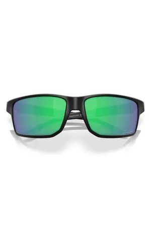 Oakley Gibston Xl 62mm Rectangular Sunglasses - Black Green