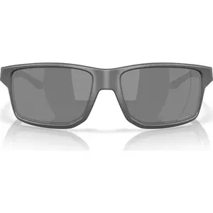 Oakley Oakley Gibston XL Rectangular Sunglasses Black Grey